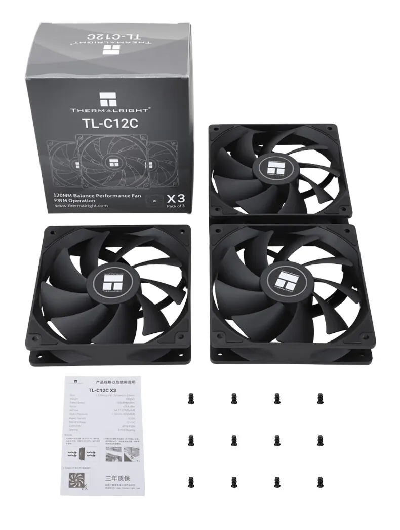 Thermalright TL-C12C 120mm Computer Case Fan ARGB Series PWM Silent ...