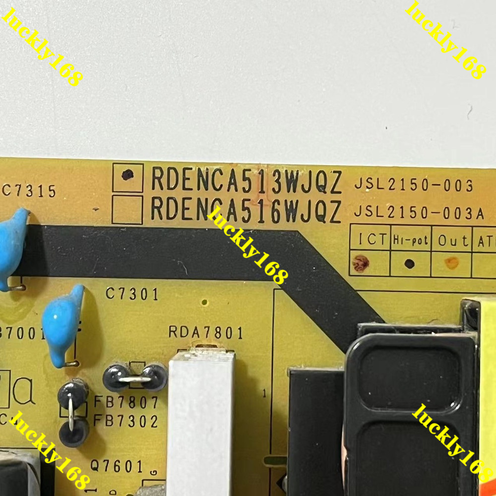 BRAND NEW SHARP LED TV 2TC50AD1X POWER SUPPLY BOARD RDENCA513WJQZ RDENCA516WJQZ 2T-C50AD1X POWER ...