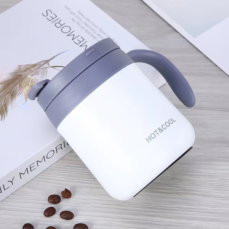 GEESO 350ML/500ML Thermos Mug Coffee Mug Office Coffee Cup Stainless ...