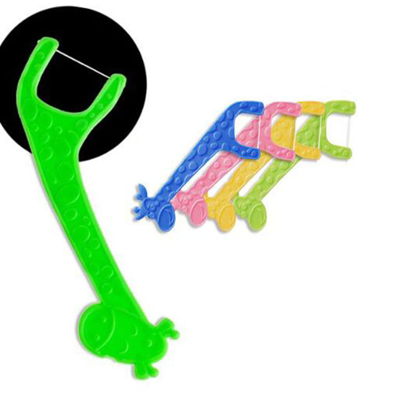 60Pcs Kids cute Interdental Floss Dental Flosser , Children Cartoon ...