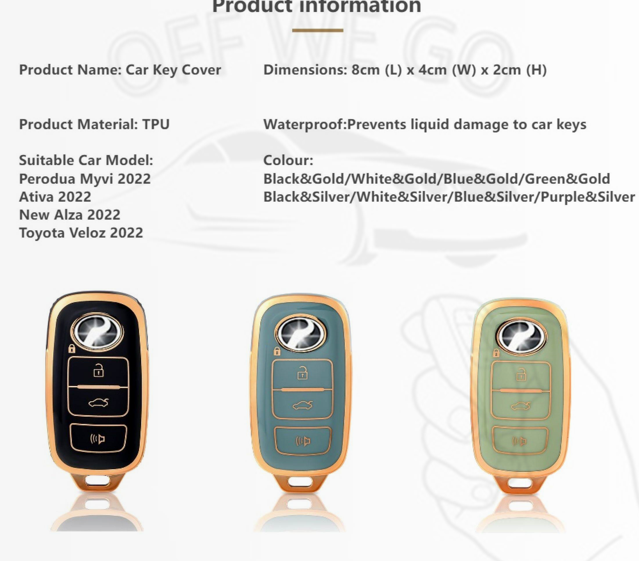 All New Perodua Axia Ativa Myvi Alza Veloz 2022 2023 2024 2025 Key ...