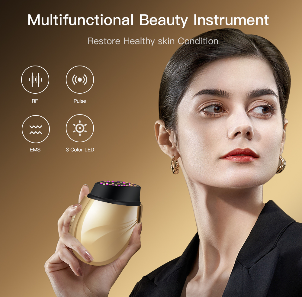 New RF Collagen Facial Beauty Device Radio Frequency Micro Current Skin ...