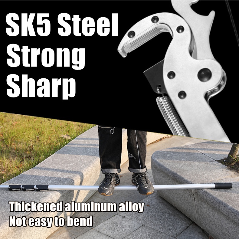 8.5M high Shear Saw Telescopic Pole Aerial Pruner Tall Tree Cutter ...