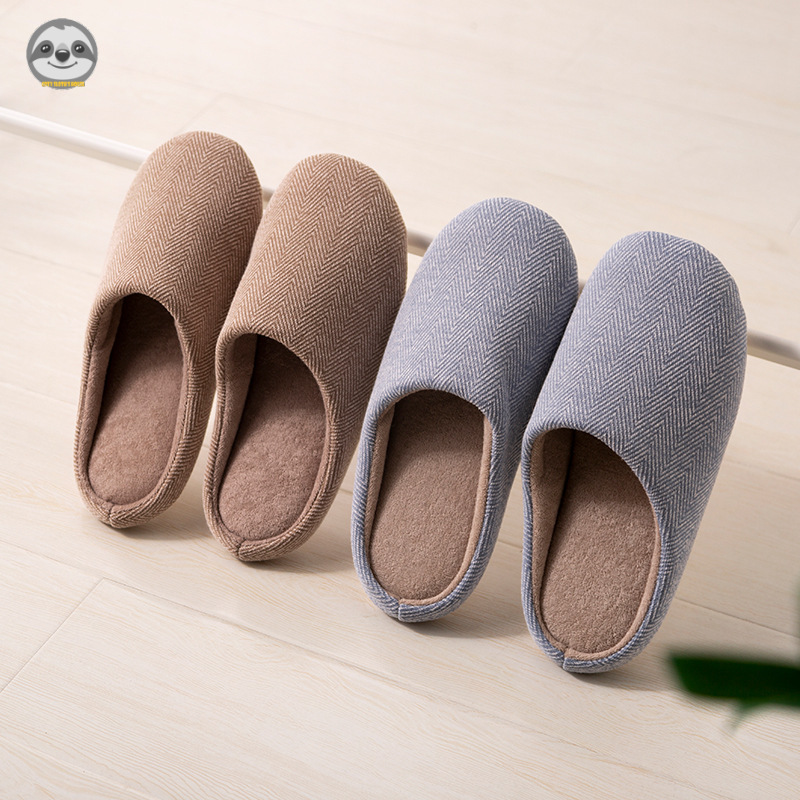 [Ready Stock] Japanese Muji Style/Twill Home Slippers/Solid Color ...