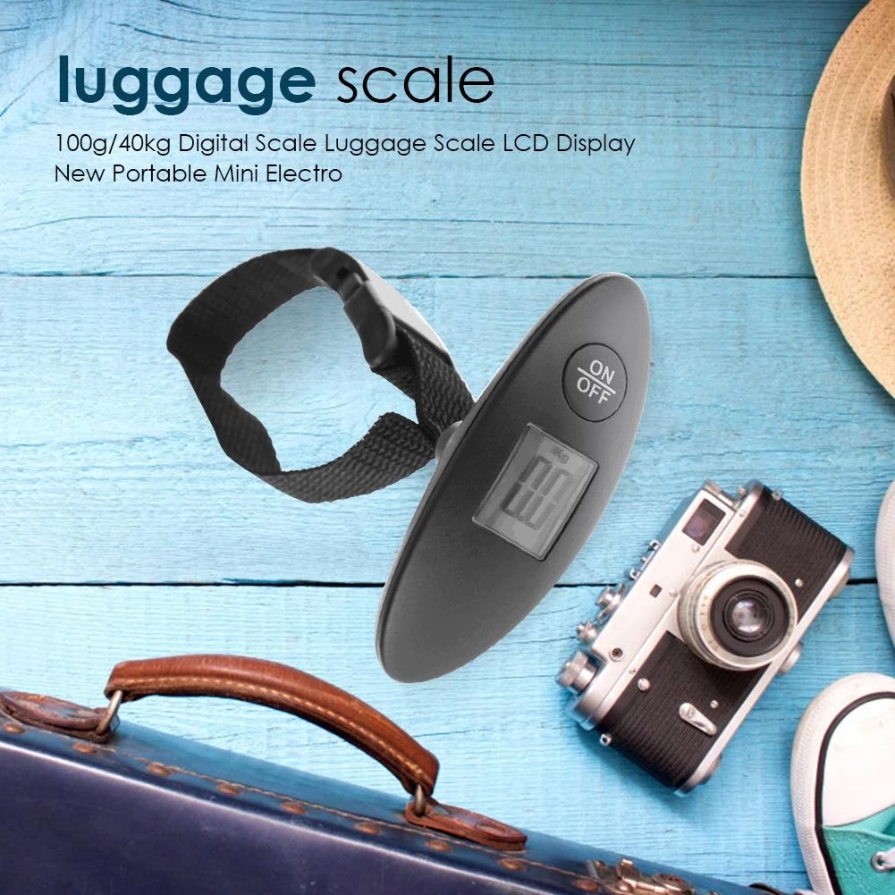 KIPRUN Luggage Scale 100g/40kg LCD Display Digital Scale Portable ...