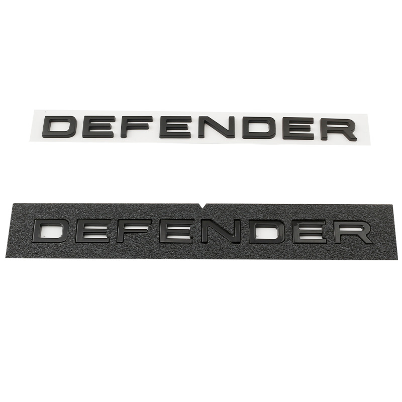 NWE Land Rover Defender DEFENDER letter Logo modified Car Auto Rear ...