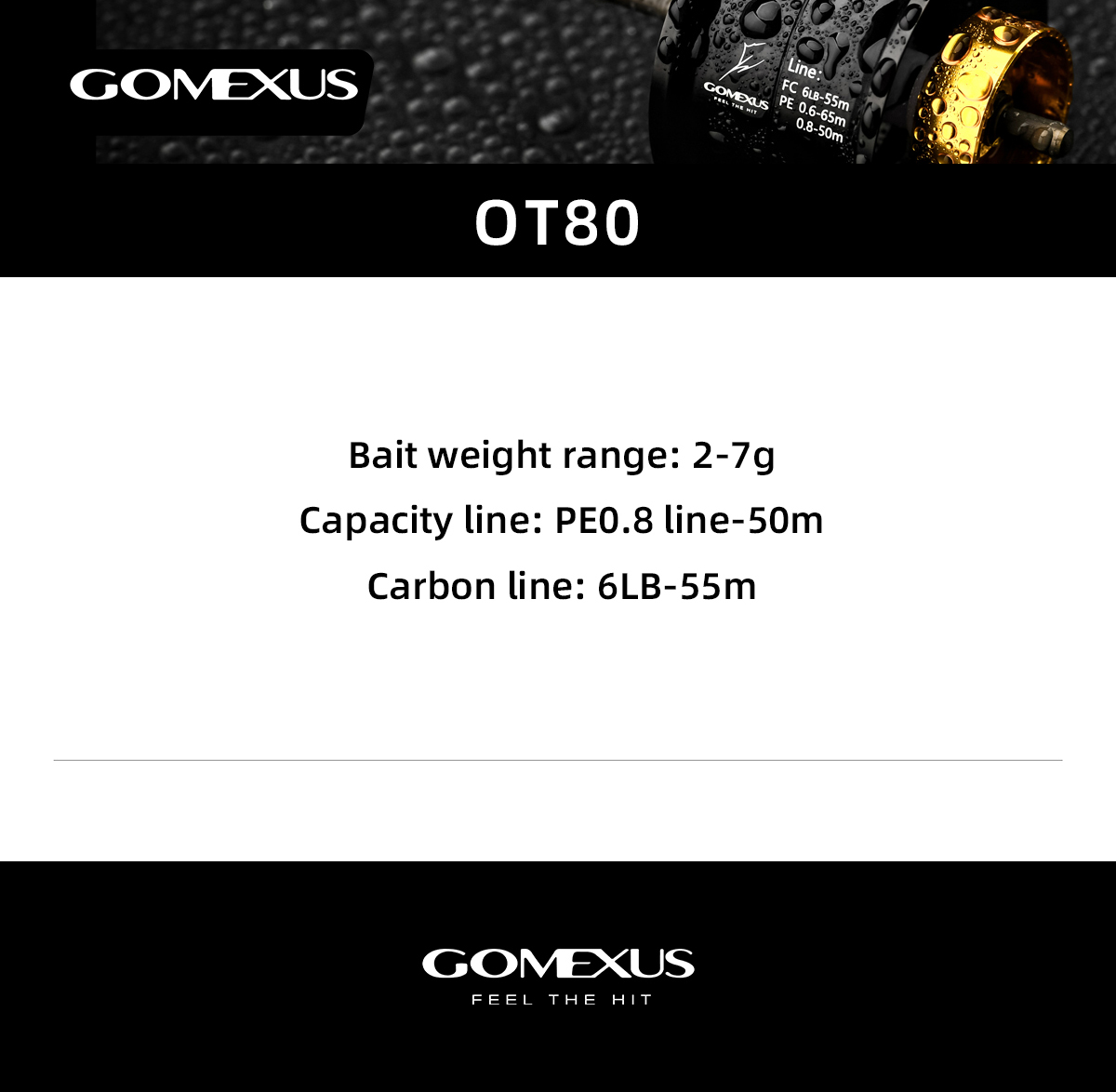 Gomexus Shallow Spool For Daiwa Tatula TW 80 Baitcasting Fishing Reel ...