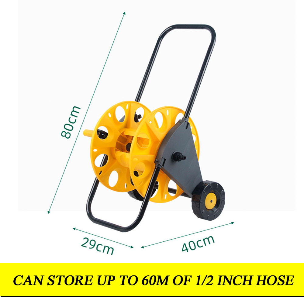 10M/20M/30M/50M Heavy Duty Garden Hose Reel Trolley 1/2 Inch Water Pipe ...