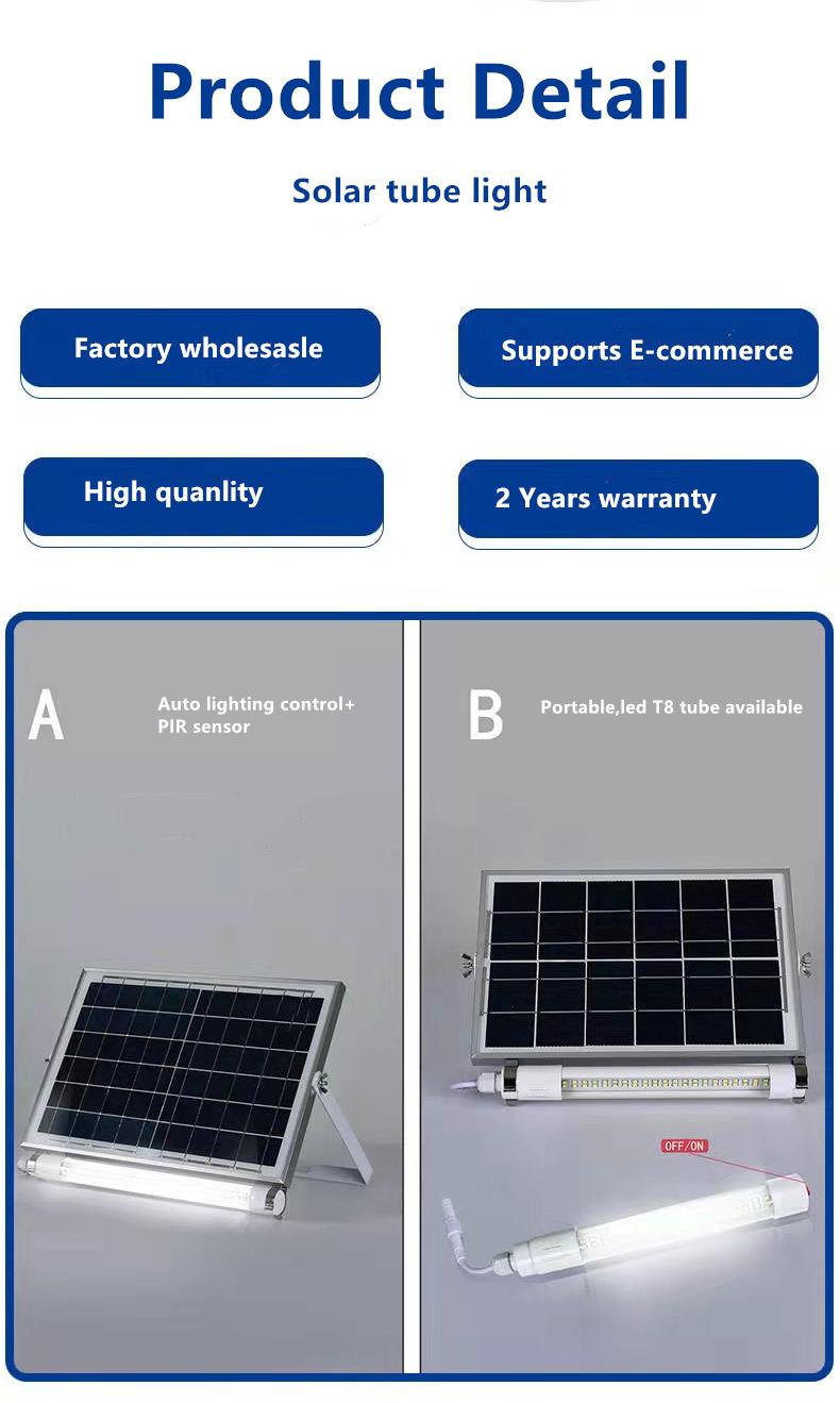 Lampu Solar light outdoor lighting Solar LED Tube 300W Solar Light ...