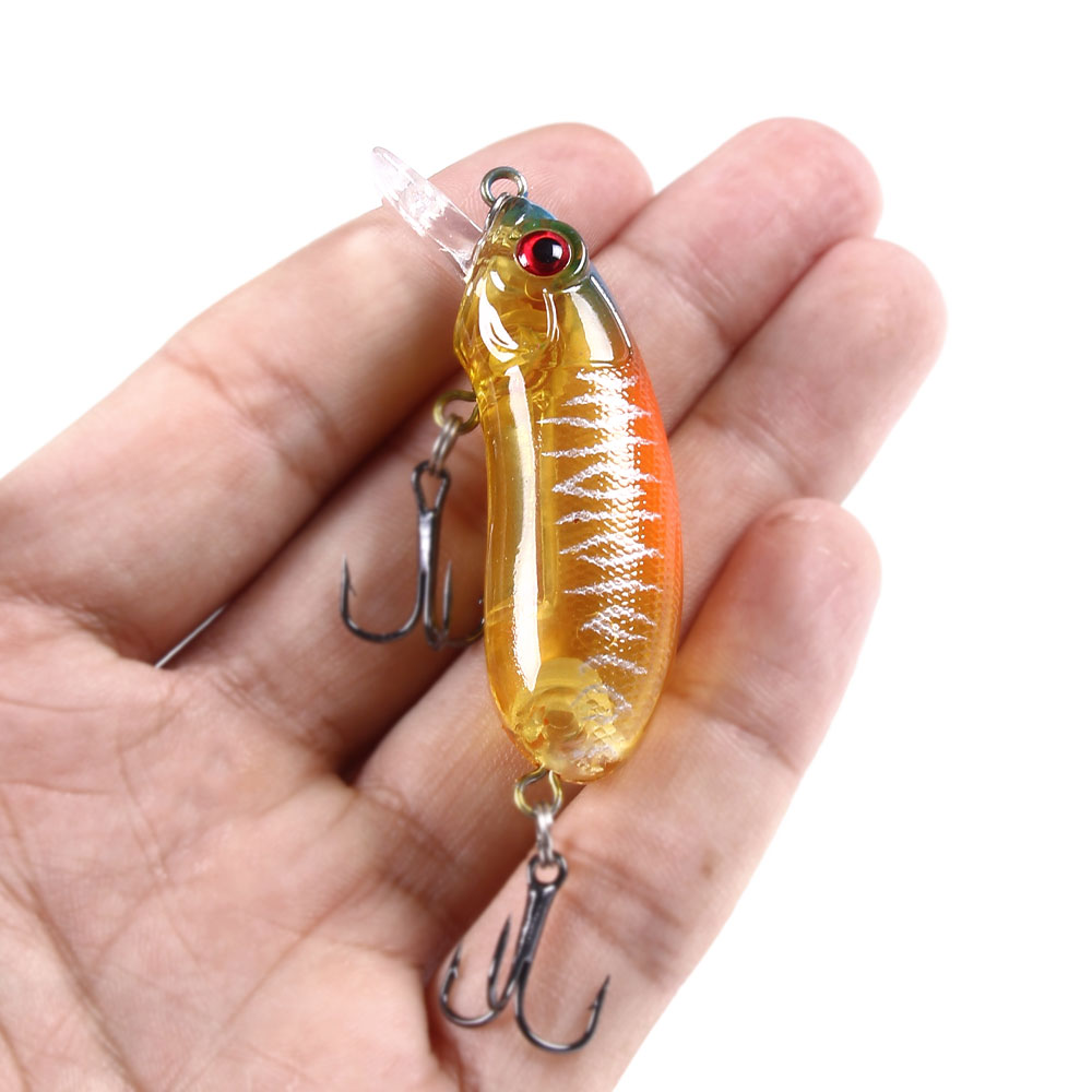 HENGJIA 1pcs Hard Plastic Minnow Fishing Lure 6cm/9.5g Artificial Bait ...