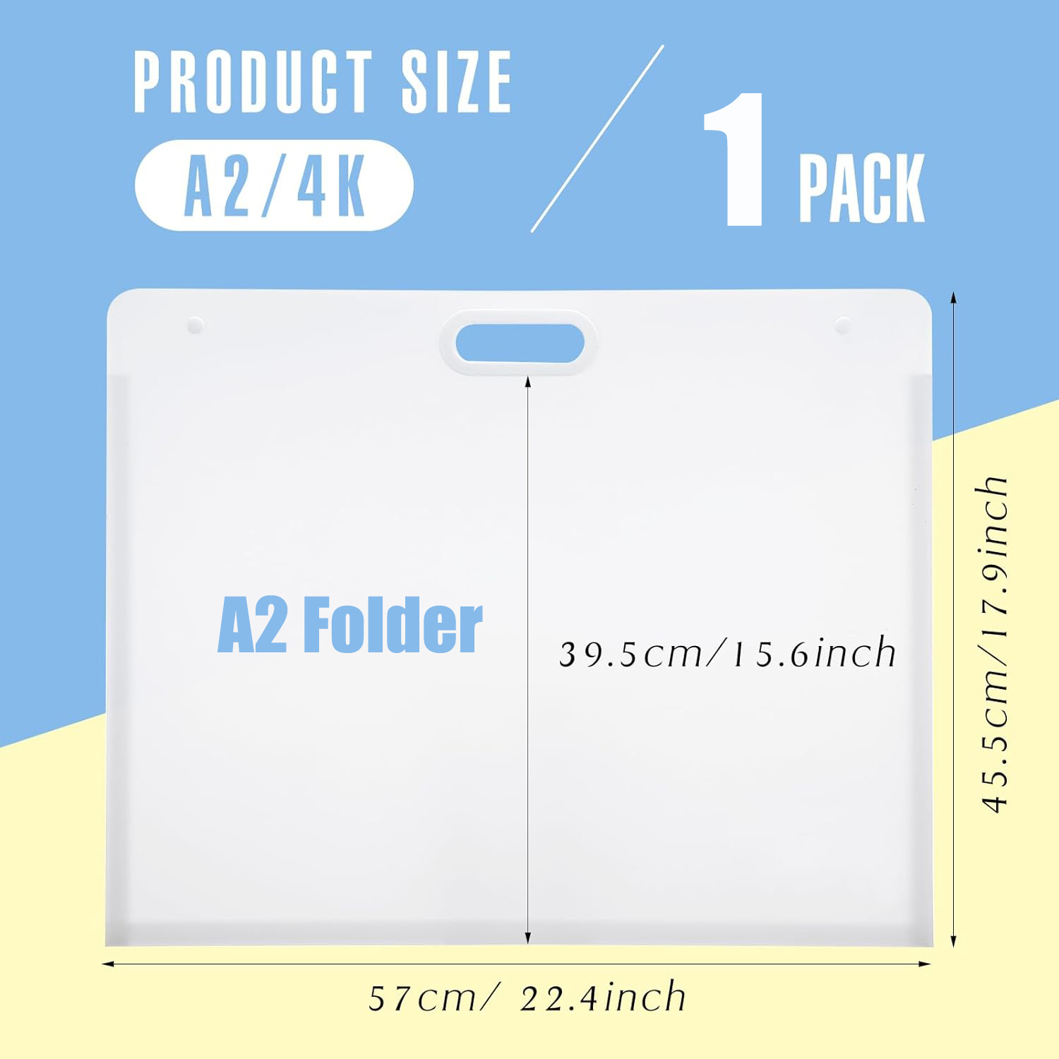 4K/8K Art Portfolio for Kids Waterproof Artwork Portable File Pocket A2 ...