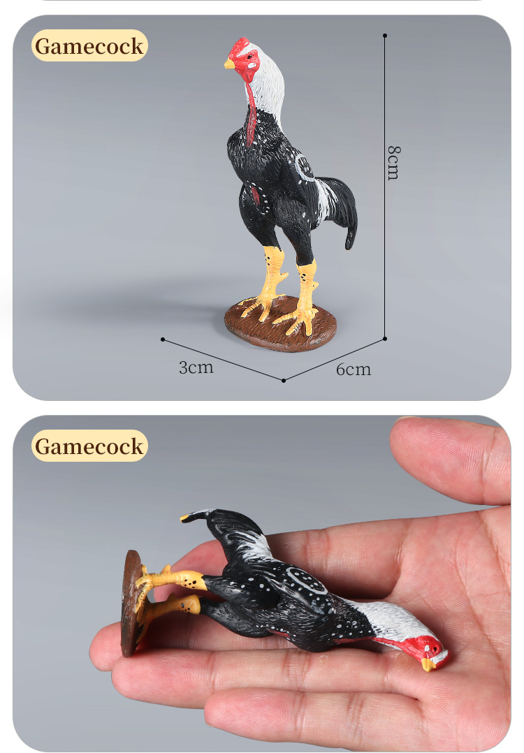 Simulation Poultry Farm Animals Model Duck Goose Swan Hen Chicken ...