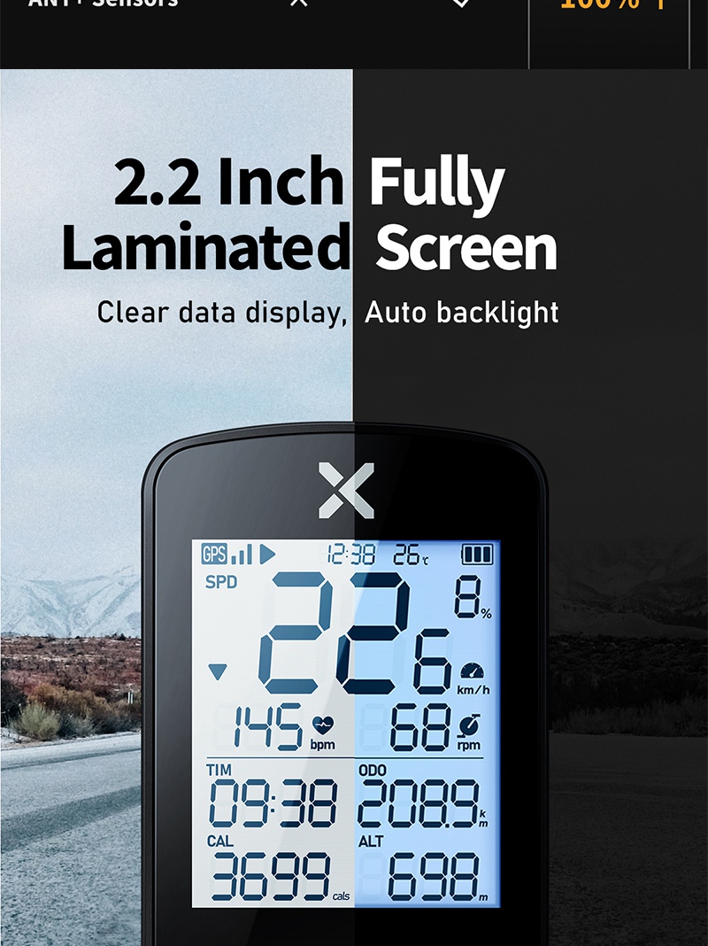 XOSS G2 G2+ Plus GPS Bike Computer Wireless Cycling Speedometer Road ...