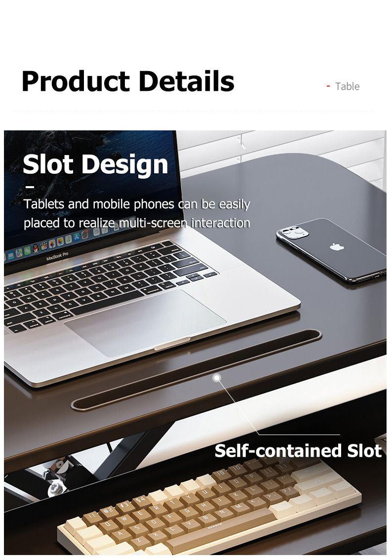 Laptop Stand Upright Office Desk Lifting Work Table Laptop Desk ...