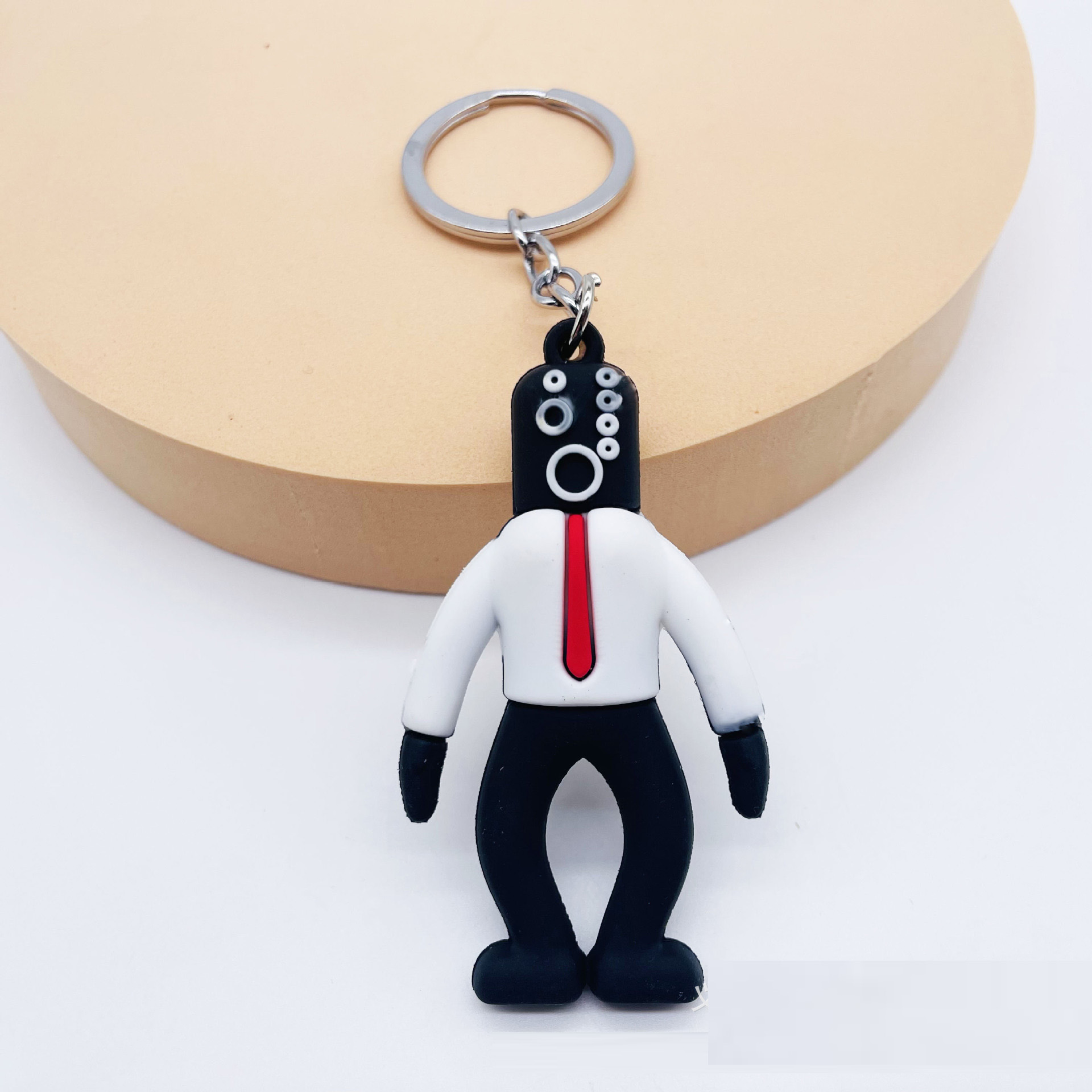 Skibidi Toilet Keychain Anime Toilet Man VS Monitor Man Figure Doll Toy ...