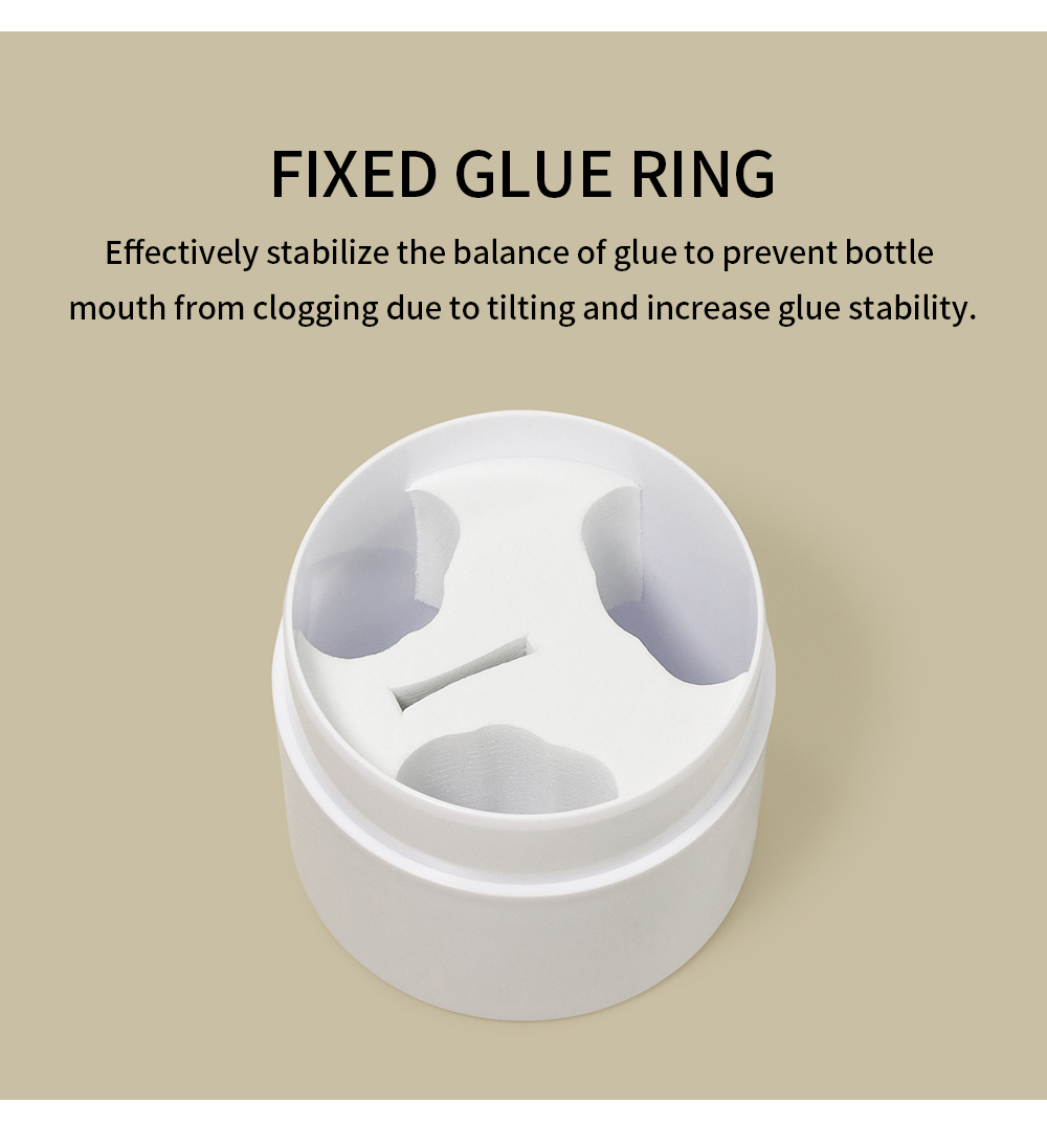 GLAMLASH Eyelash Glue Storage Tank Container Adhesive Stand Activated ...