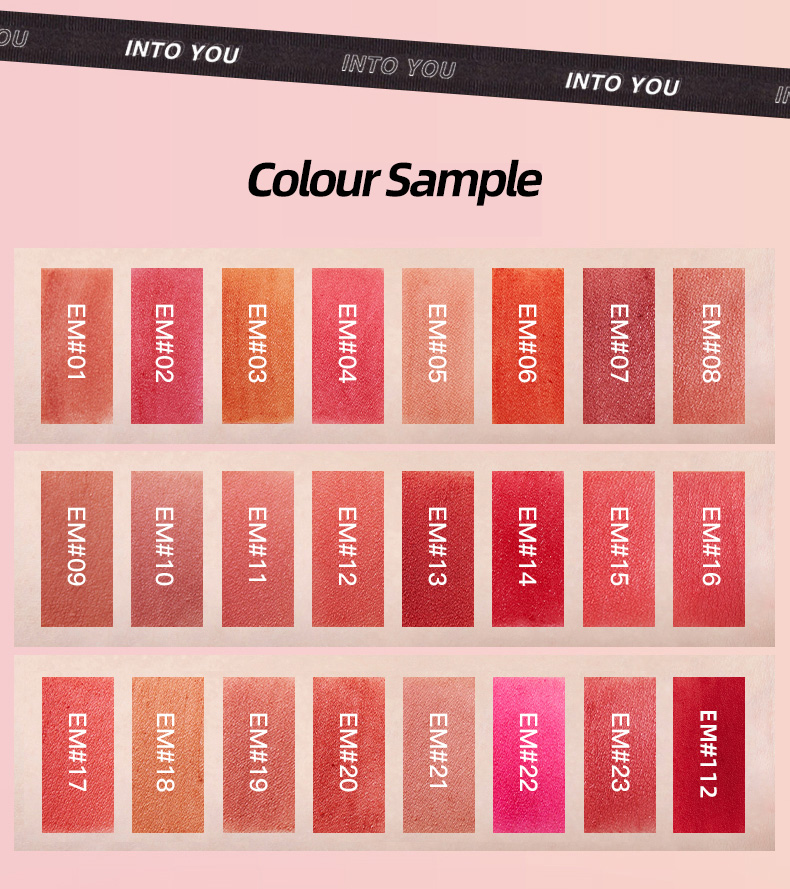 INTO YOU Heroine Lip Mud Matte Velvet Lipstick Matte Lip Gloss And Lip ...