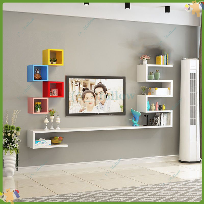 (Please specify the colour when ordering) wall mounted shelf living room wall shelf wall mounted ...