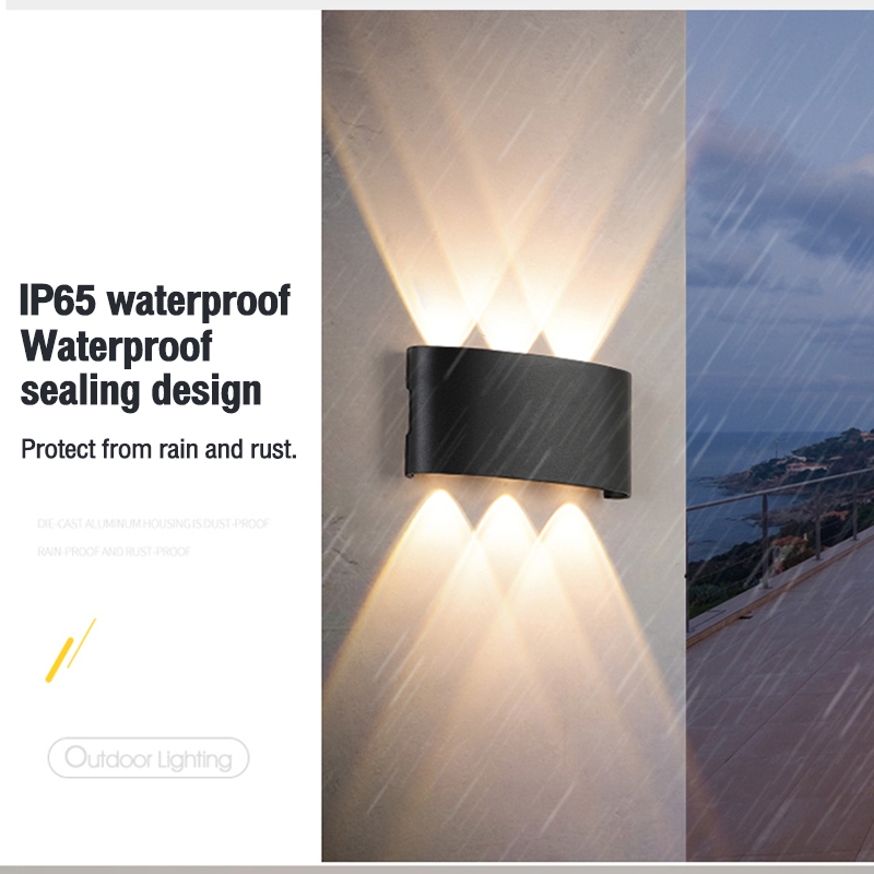 LED Wall Lamp Lampu Dinding Lampu Effect Effect Light LED Waterproof ...