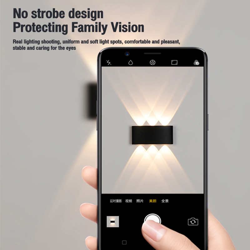 LED Wall Lamp Lampu Dinding Lampu Effect Effect Light LED Waterproof ...