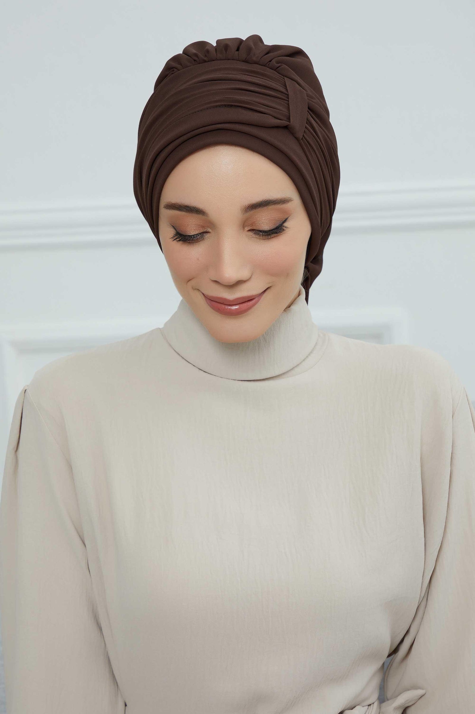 Turban for Women Muslim Premium Easy Use Instant Shawl Hijab | Shopee ...
