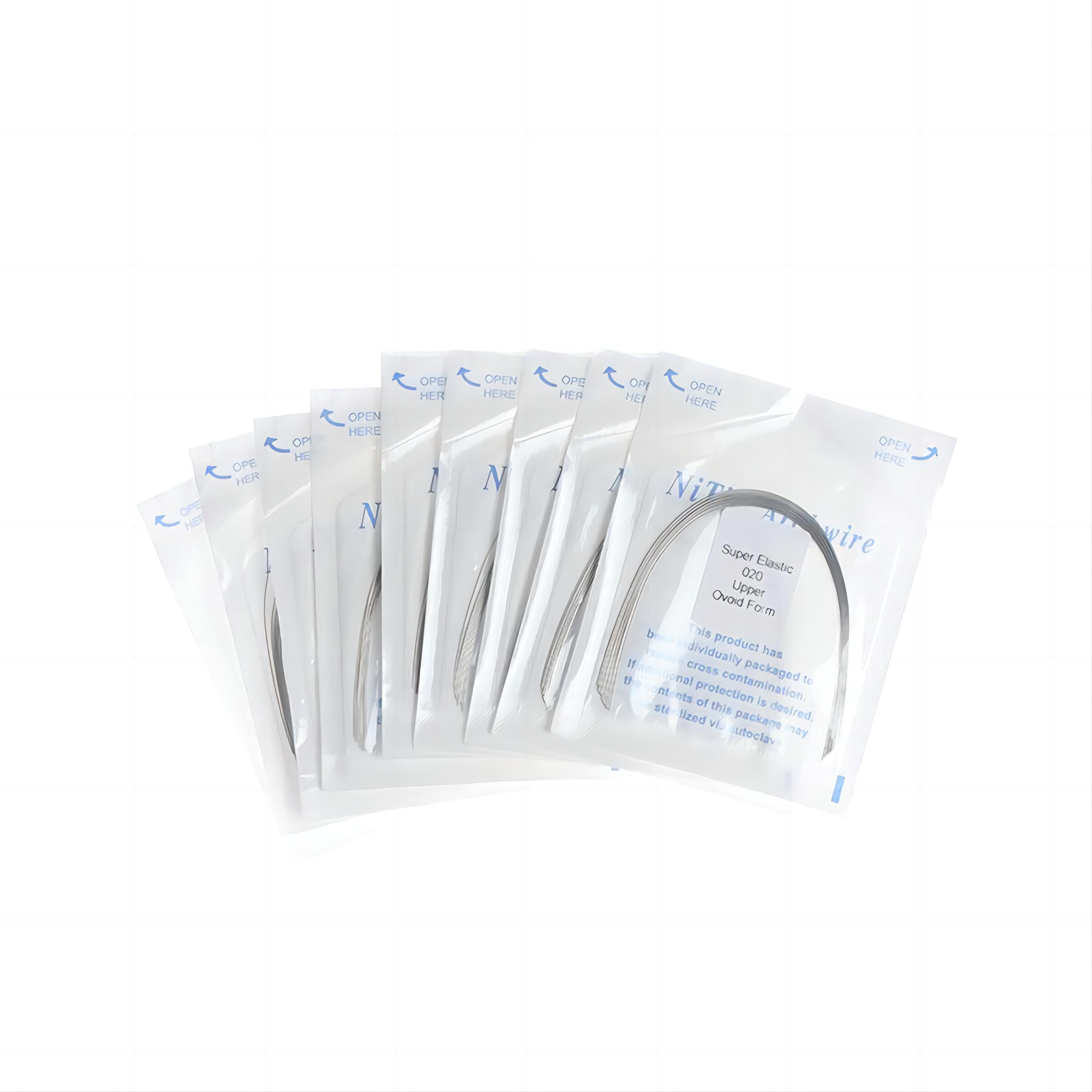 10pcs/bag Dental Orthodontic Super Elastic Niti Arch Round Wire Ovoid ...