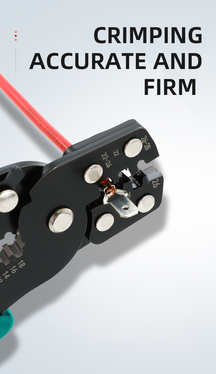 HS-202B Wire Crimper Multi Function Tools Crim ping Stripper Cutting ...