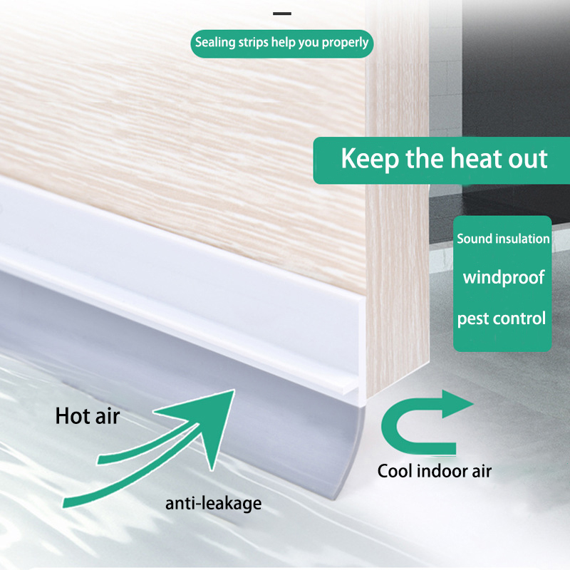 Door Gap Door Bottom Strip Windproof Insectproof Sound Insulation Self ...