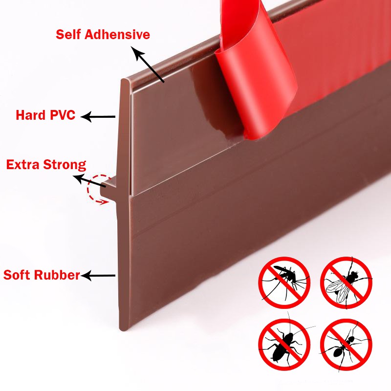 Door Gap Door Bottom Strip Windproof Insectproof Sound Insulation Self ...