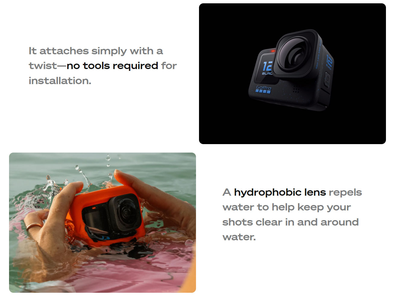 GoPro go pro Max Lens Mod 2.0, Transform HERO12 into the ultimate POV ...