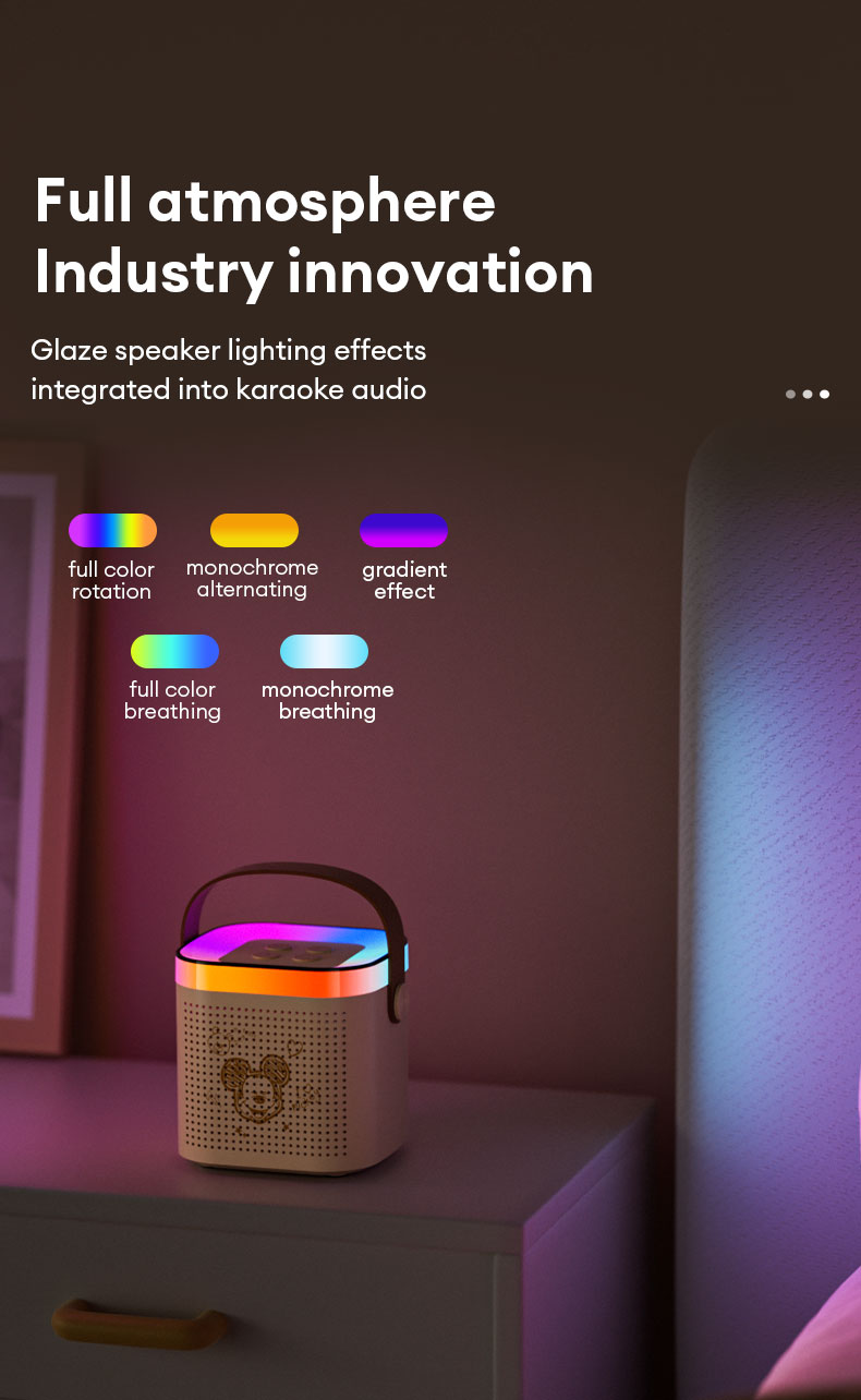 Disney A1S Wireless Microphone Speaker Set Compact Portable Outdoor ...