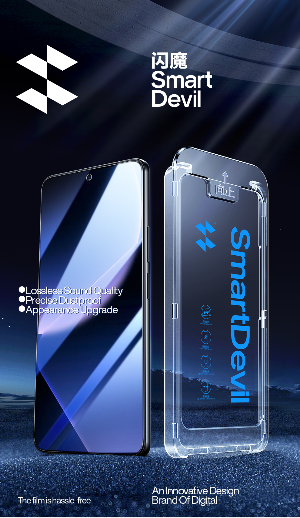 SmartDevil Quick Install Tempered Glass For Xiaomi 15T/15T Pro/14/15/13T/13T Pro/Redmi K60 Ultra ...