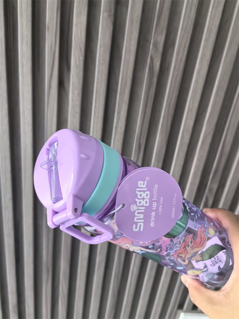 Smiggle Drink Bottle mermaid unicorn cup Minnie Mickey Hi There Drink ...