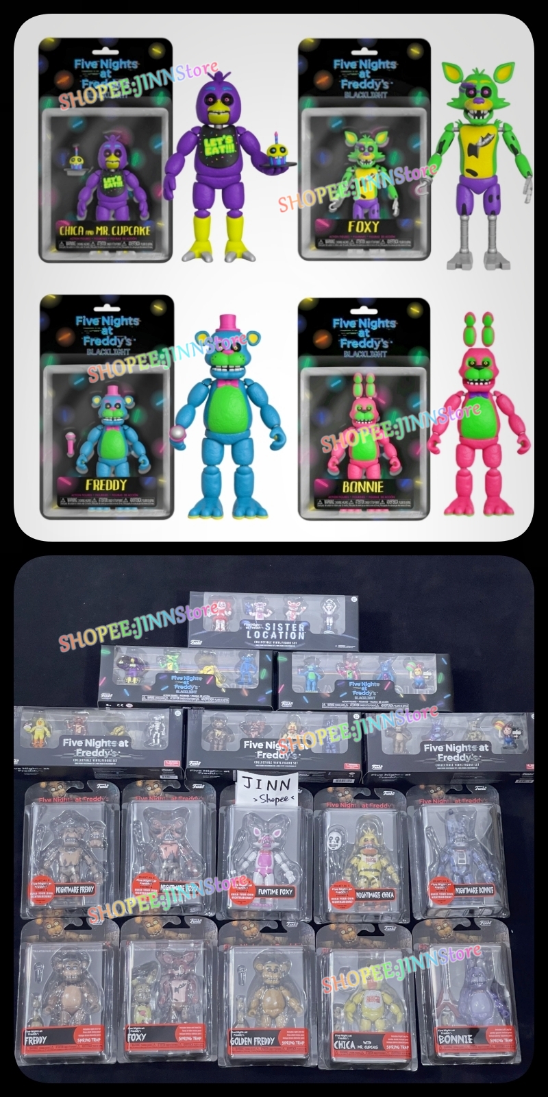-JINN- IN STOCK Game FNAF Figure FIVE NIGHTS AT FREDDY'S Action Figure ...