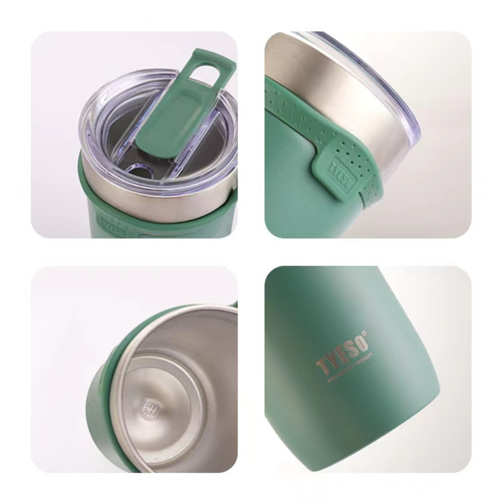 Tyeso Tumbler Stainless Steel Insulated Vacuum with Handle 550ML 710M | Shopee Malaysia