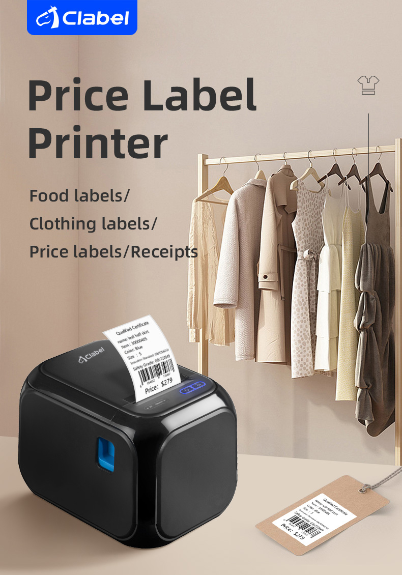 【Local Delivery】Clabel 320D/321D Barcode Printer Thermal Self-adhesive ...