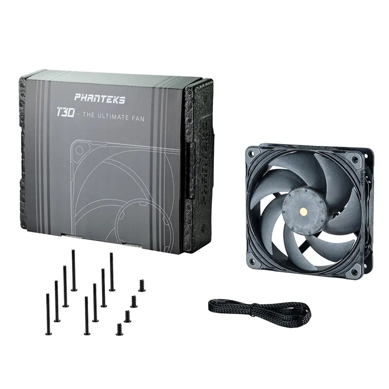 PHANTEKS T30 120mm Industrial Grade Cooling Fan Vapo Bearings 4Pin PWM ...