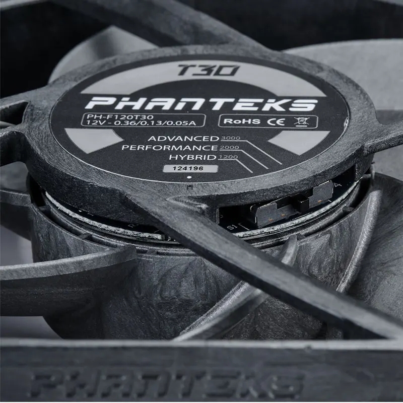 PHANTEKS T30 120mm Industrial Grade Cooling Fan Vapo Bearings 4Pin PWM ...