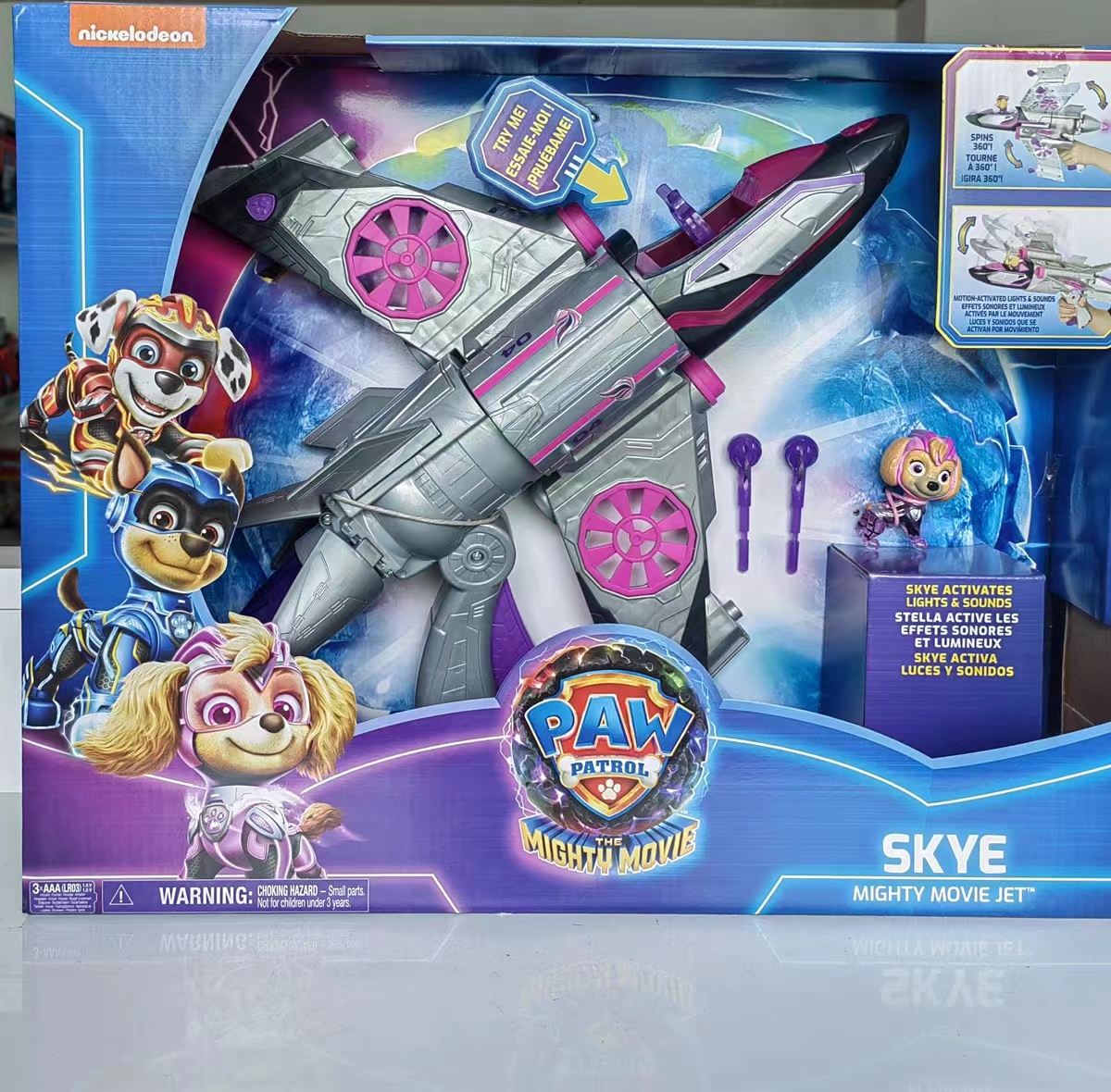 Paw Patrol: The Mighty Movie, Transforming Rescue Jet with Skye Mighty ...