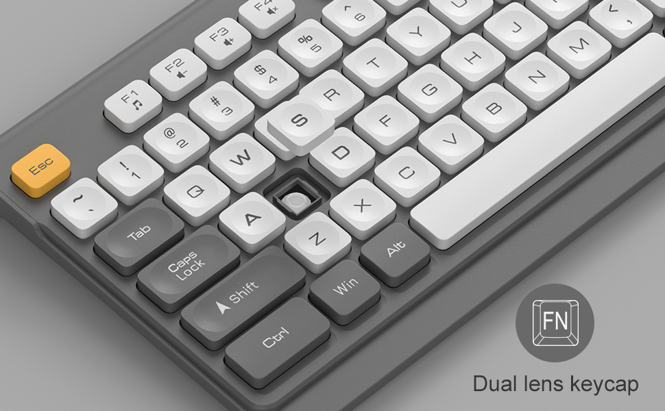 MageGee V650 Wireless Silent Keyboard and Mouse Set, 2.4G Full Size RGB ...