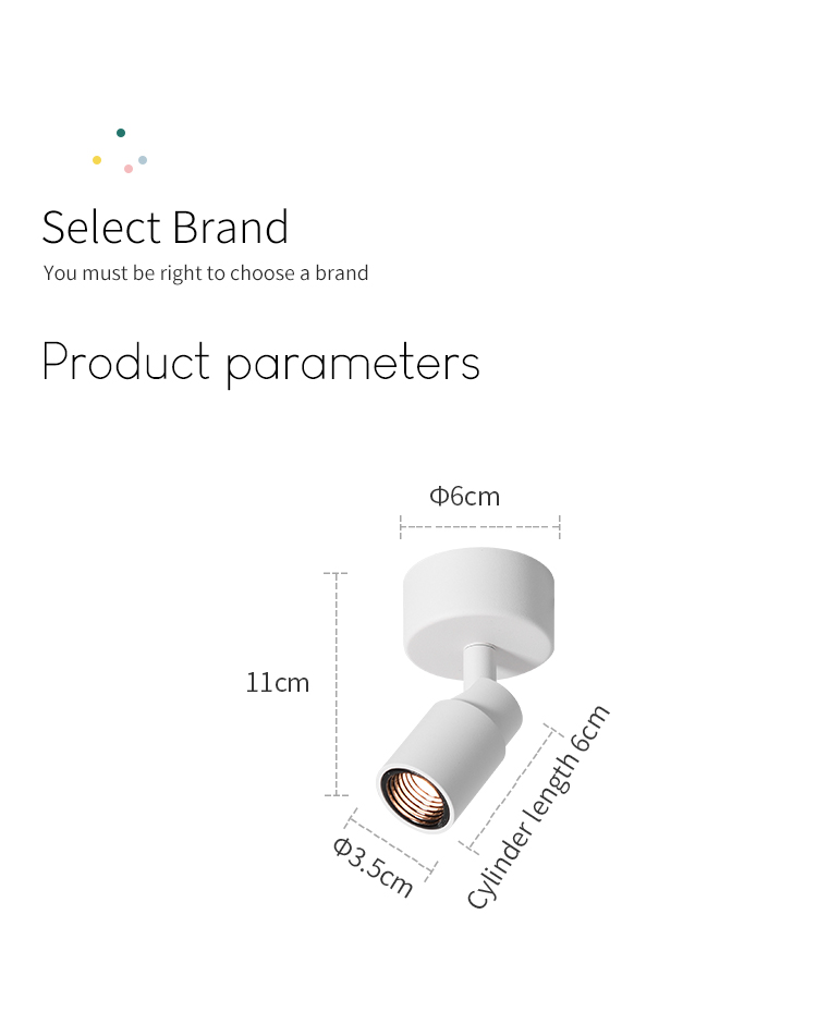 LED Track Light Spotlight Surface Mounted Lampu Siling Spot light ...