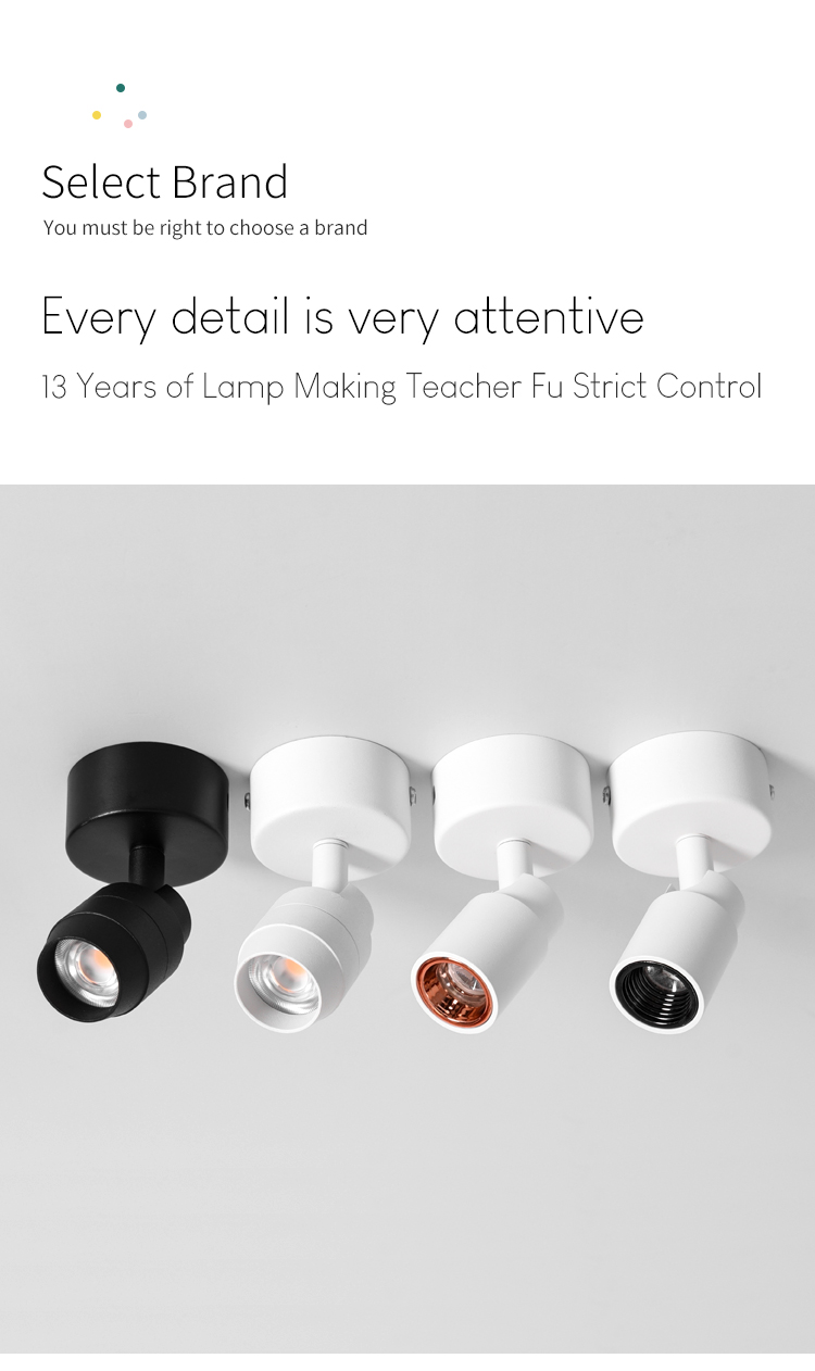 LED Track Light Spotlight Surface Mounted Lampu Siling Spot light ...