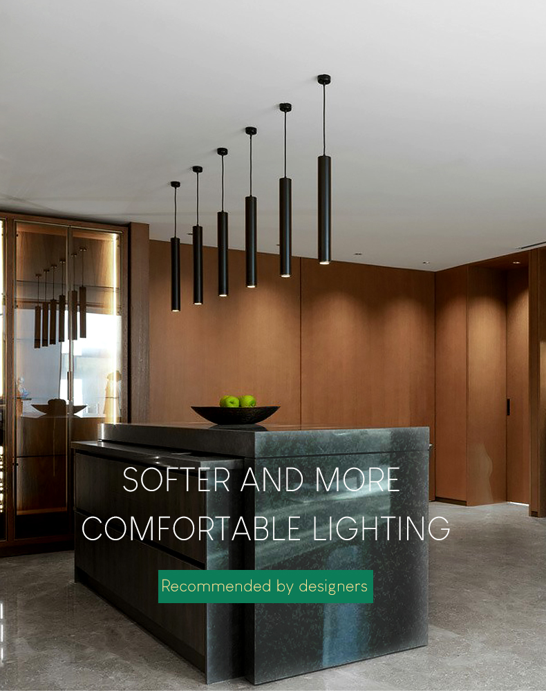 LED Pendant Light Ceiling Hanging Light Modern Cylinder Lampu Gantung ...