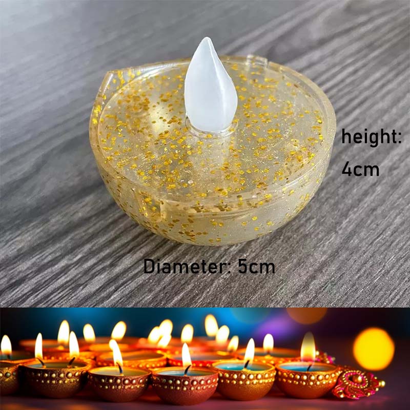 2024 Diwali Diya Lamp Lights 3 Meters 20 LED Plug in / Battery Power ...