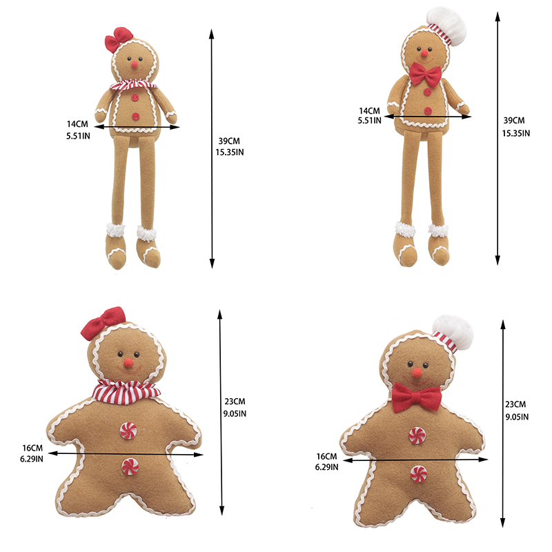 Christmas Gingerbread Man Christmas Atmosphere Decorations Festival ...