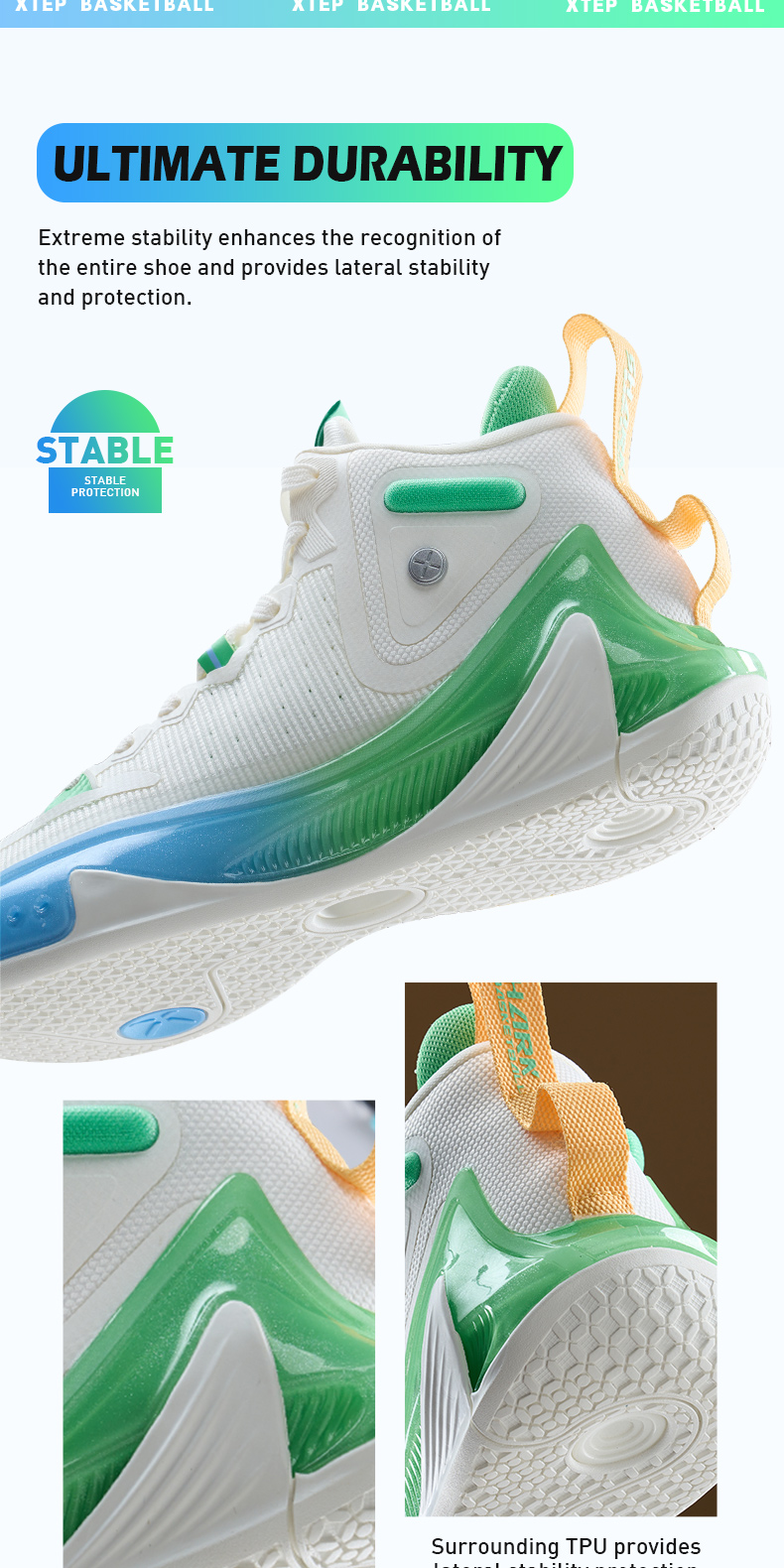 XTEP Flying Shark 2.0 Men Basketball Shoes Professional Competition ...