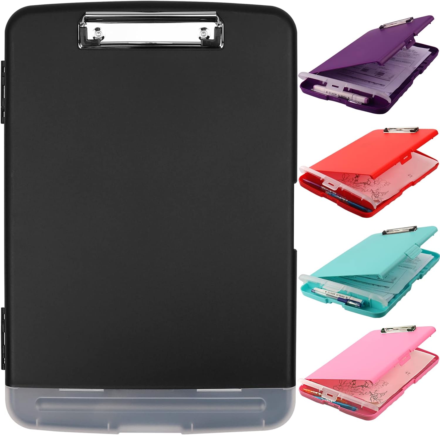 Clipboards A4 Clip File Binder Storage Nursing Clipboard Plastic Side ...