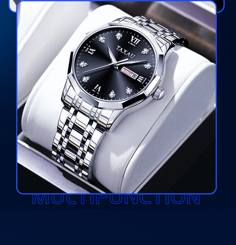TAXAU Jam Tangan Jarum Analog Anti Air Brand Fashion Quartz Wrist Watch ...