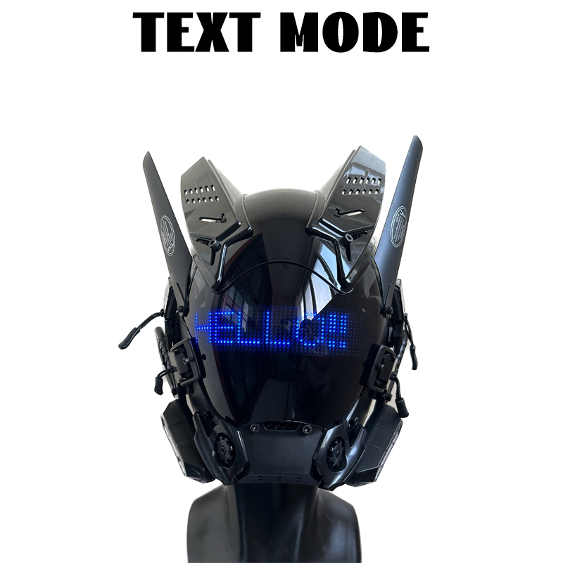 Cyberpunk Mask App Controlled - Programmable Led Mask, Cosplay ...