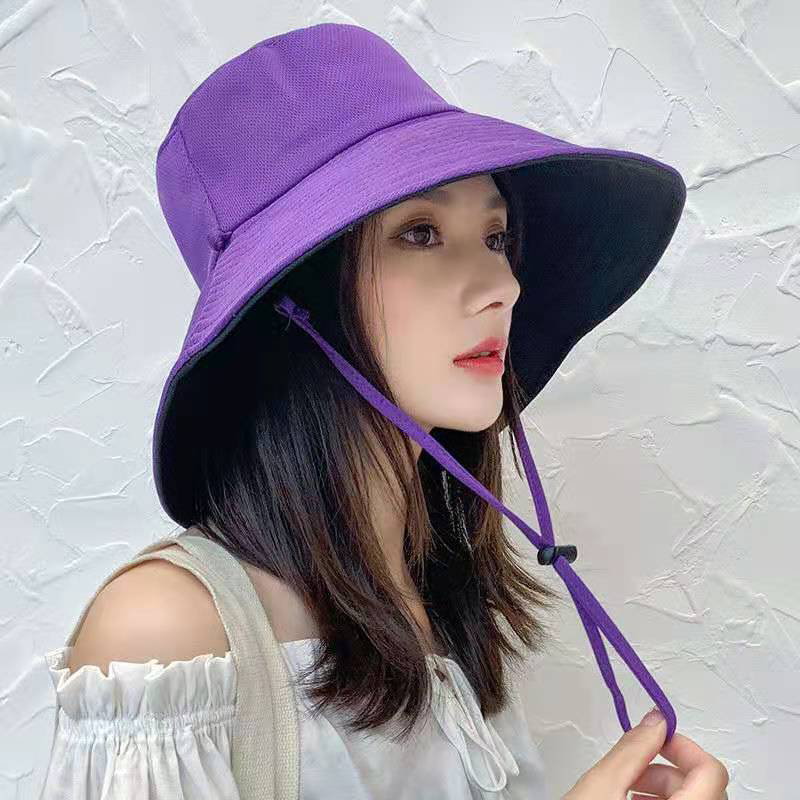 Fisherman Hat Joker summer travel Sun Hat Double-Sided Hat Big Eaves ...